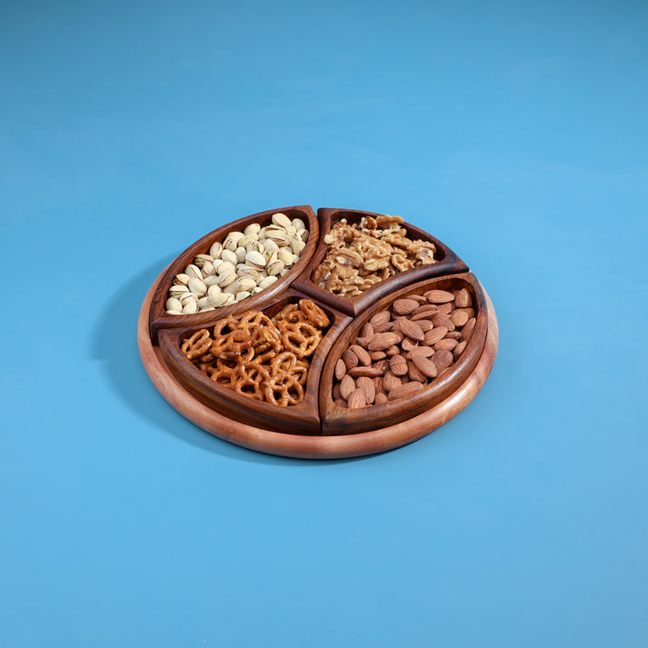 Symmetrical Nuts Platter – HomePro