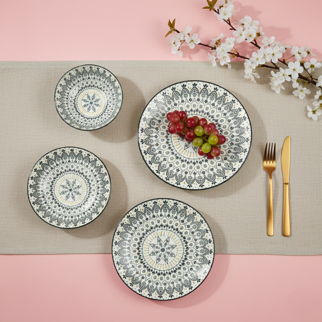 The Patterned Dinner Set – HomePro